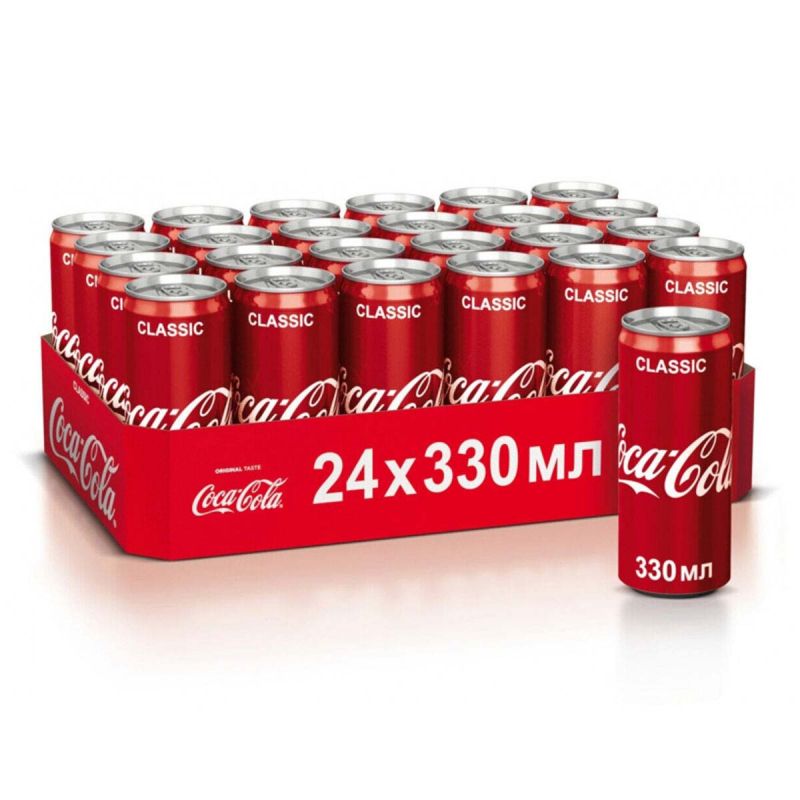Coca Cola Classic Soft Drink 24x330ml