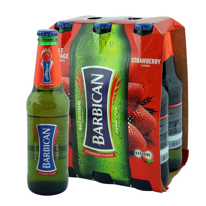 Barbican Strawberry Flavoured Malt Beverage 6X330ml